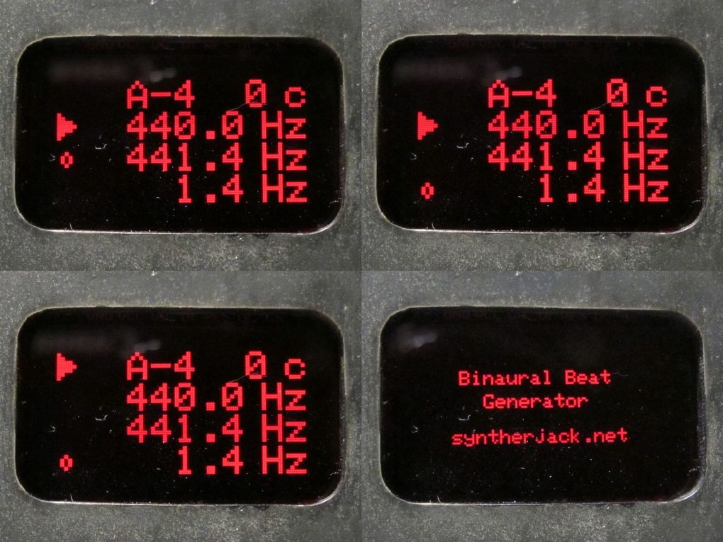 Binaural Beat Generator 1.5 (Arduino) - SyntherJack